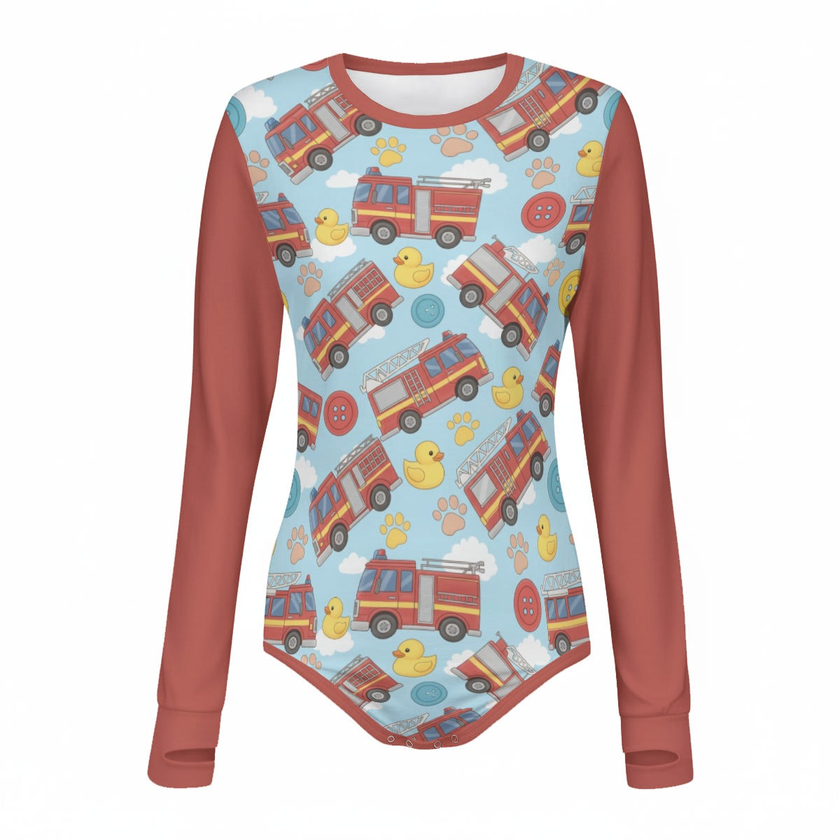 Rescue & Rubber Duckies Long Sleeve Onesie – Babycore on Patrol – ABDL ...